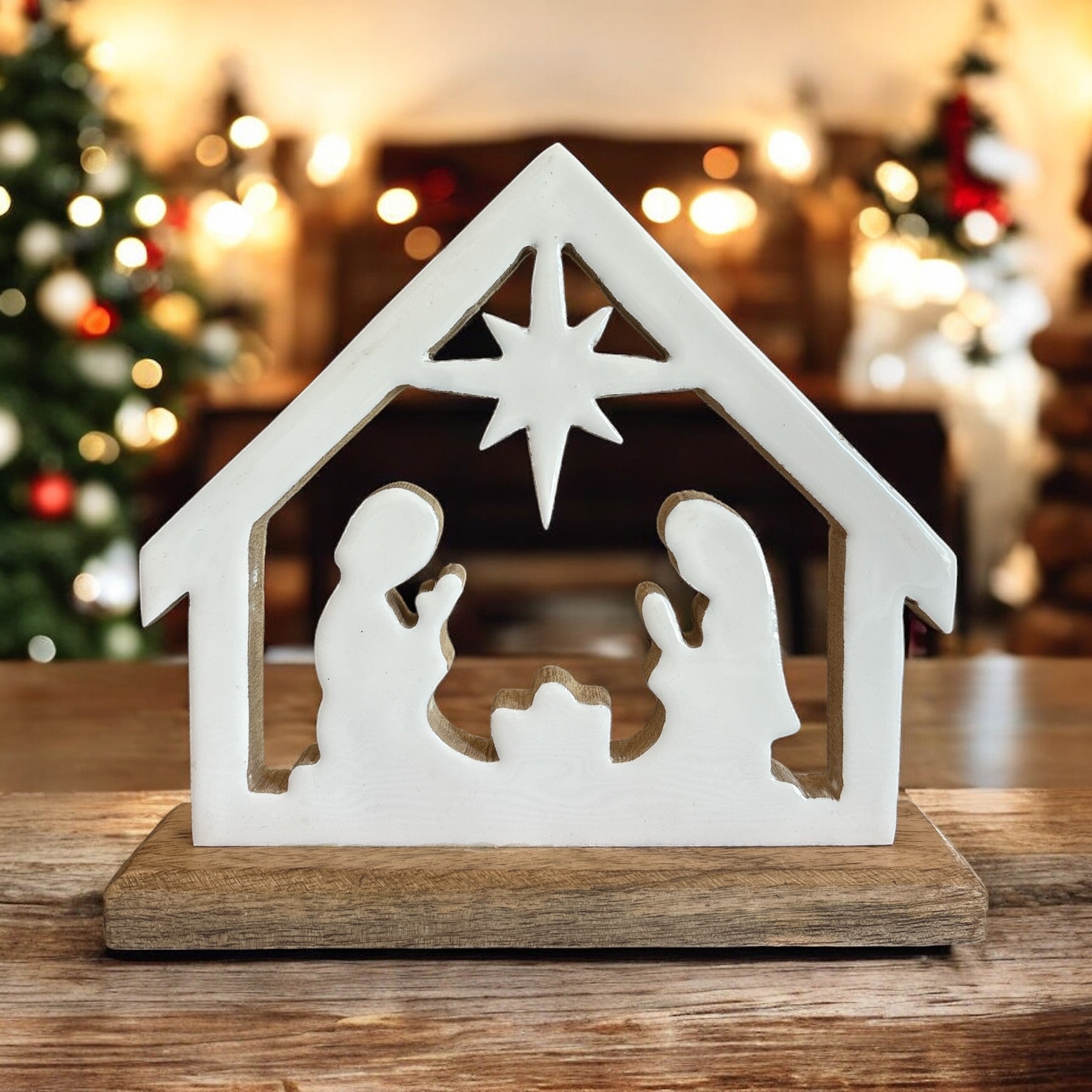 Star of Bethlehem Manger Scene - 7"x8" – Simple Home Pennsylvania